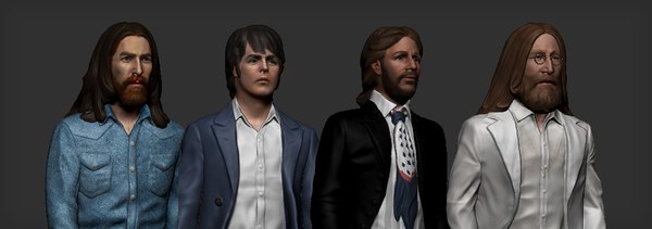 The Beatles 3D Models for Download | TurboSquid