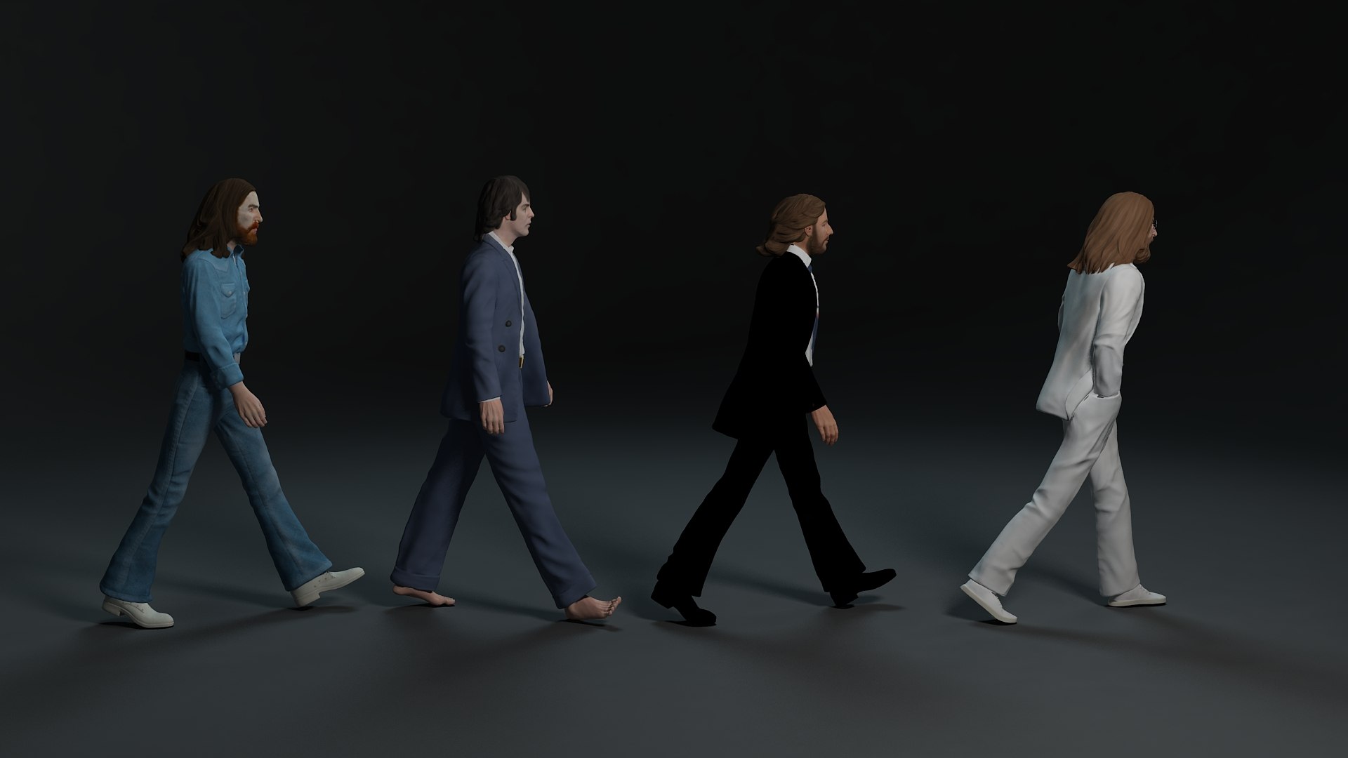 Beatles Abbey Road 3D Model - TurboSquid 1228005
