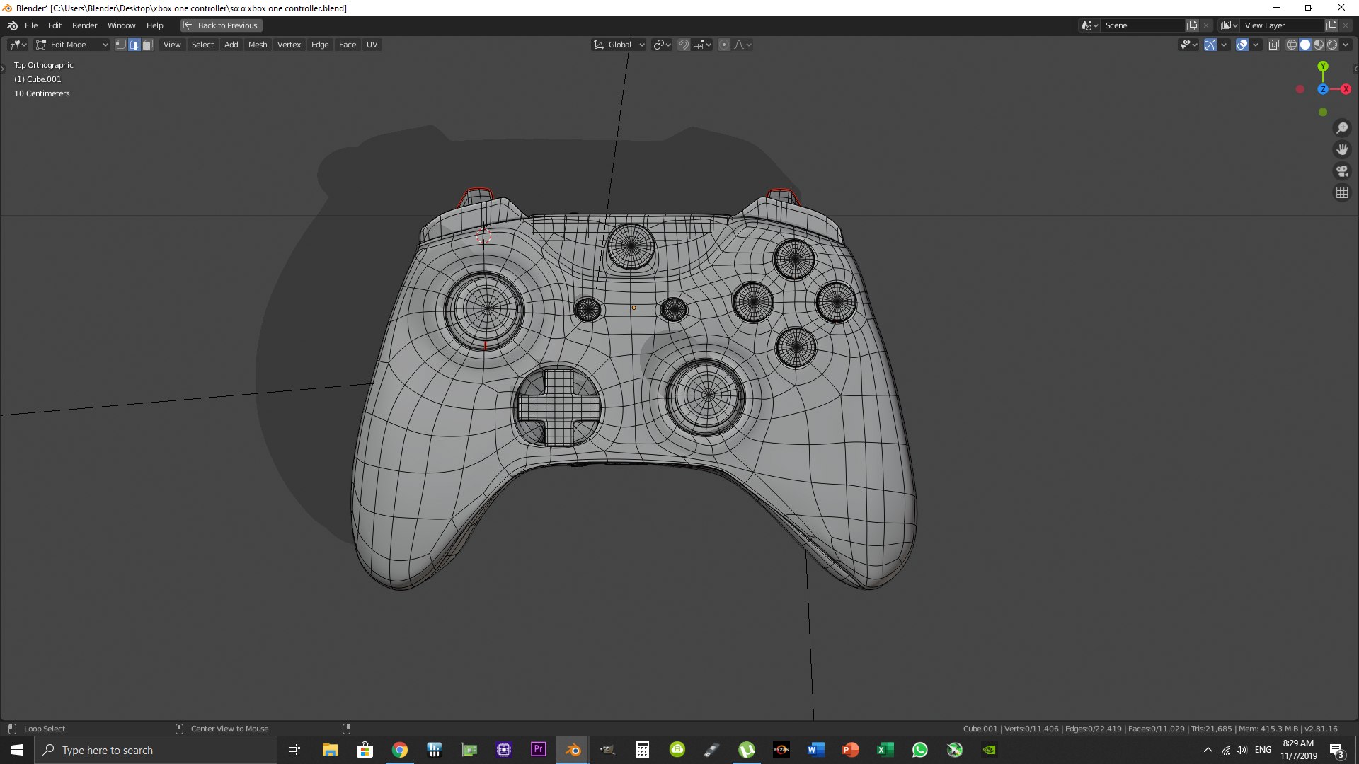 Xbox Controller Rigged Blender Model - TurboSquid 1470252