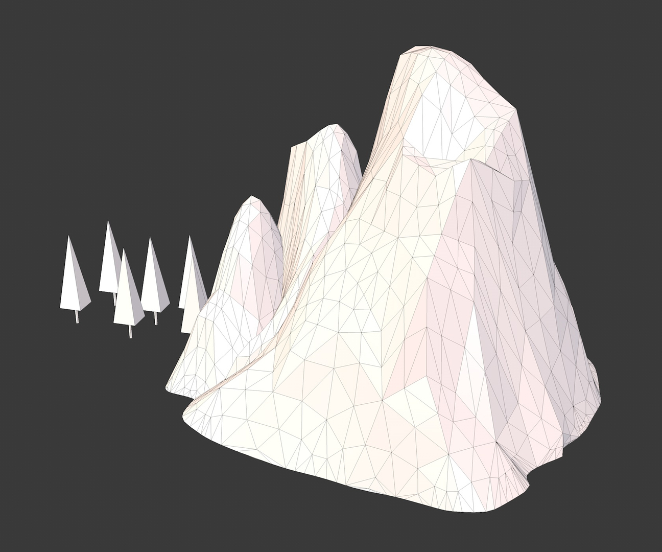 Mountain model - TurboSquid 1195990