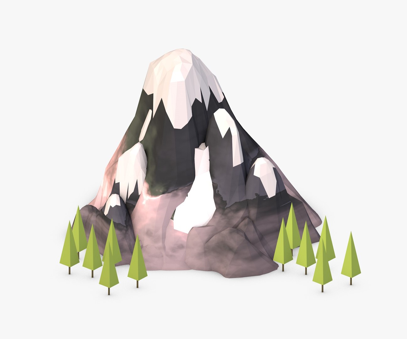 Mountain Model - TurboSquid 1195990