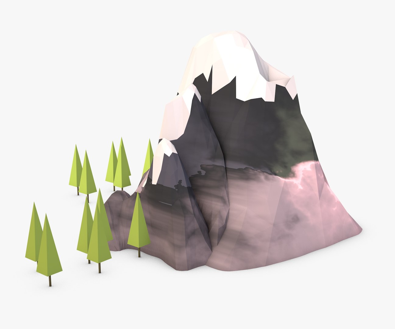Mountain Model - TurboSquid 1195990