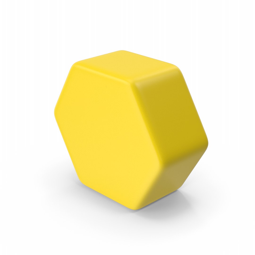 Geometric Shape Hexagon 3D Model - TurboSquid 1933835