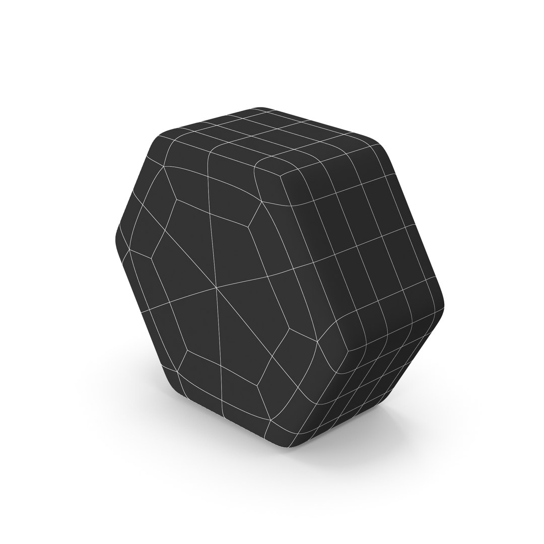 Geometric Shape Hexagon 3D Model - TurboSquid 1933835