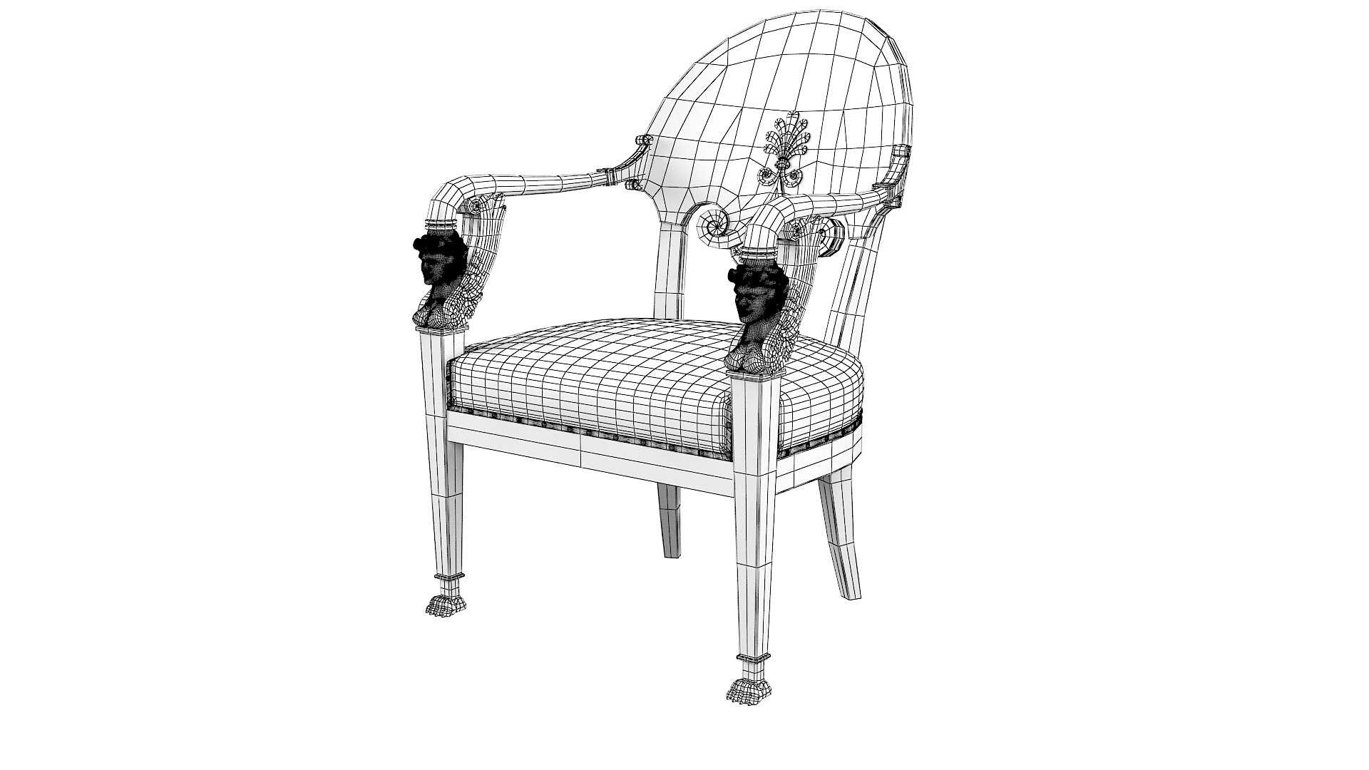 3D Famous Gambs Chair - TurboSquid 1970443