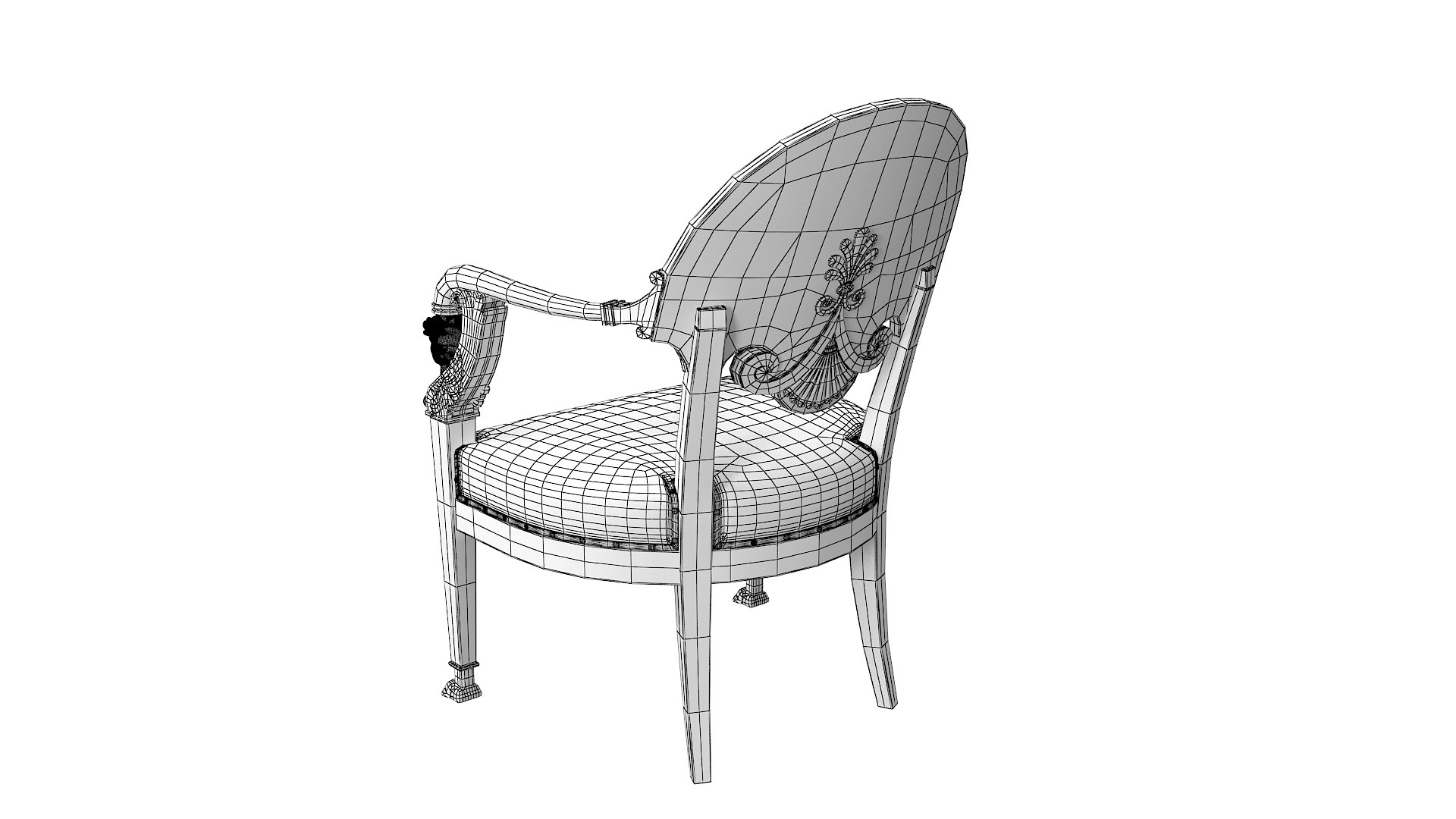 3D Famous Gambs Chair - TurboSquid 1970443