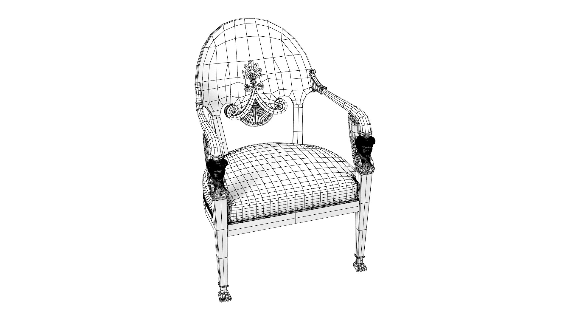 3D Famous Gambs Chair - TurboSquid 1970443
