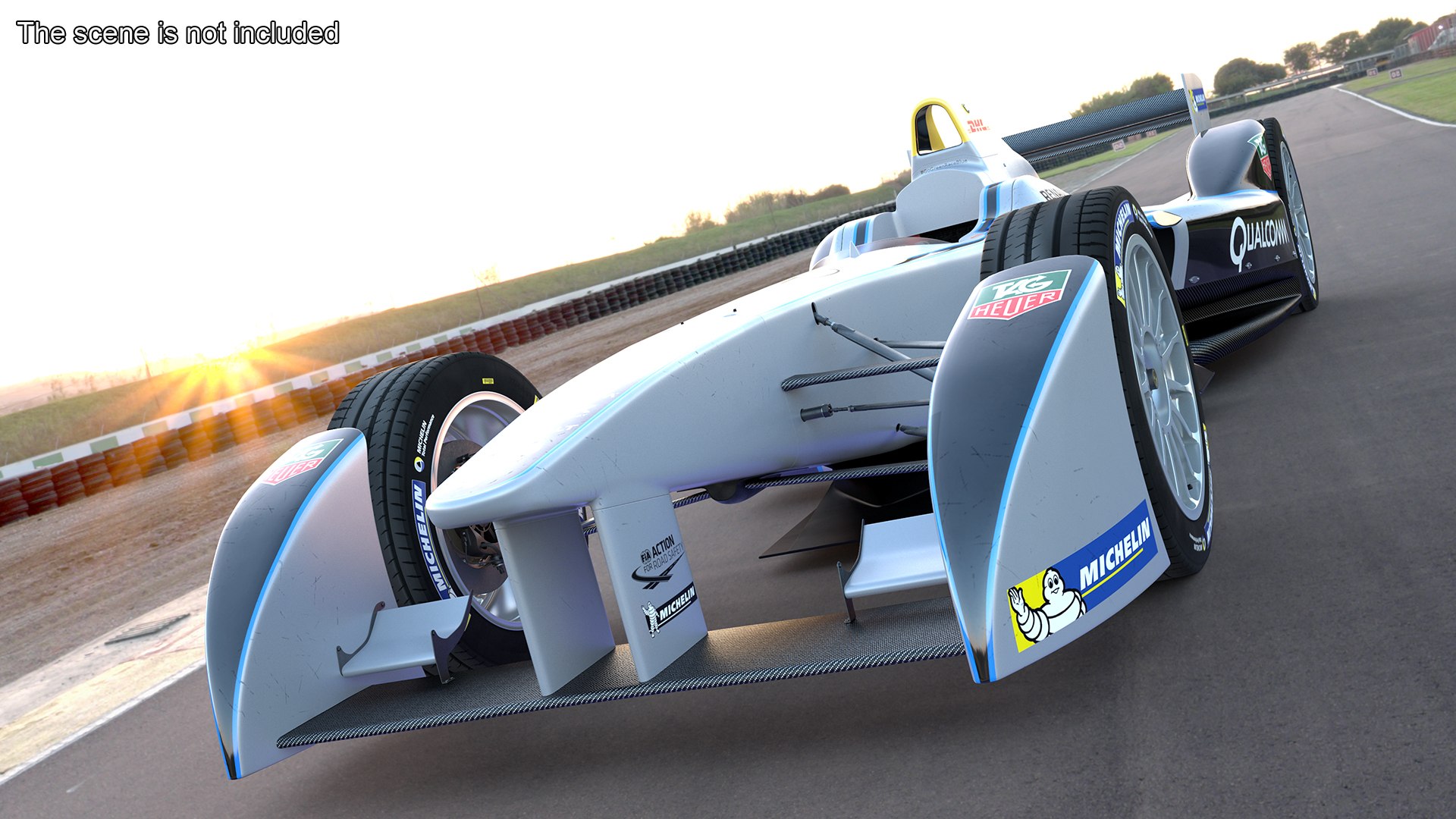 3D Formula E Gen2 Race Car Rigged - TurboSquid 2325532