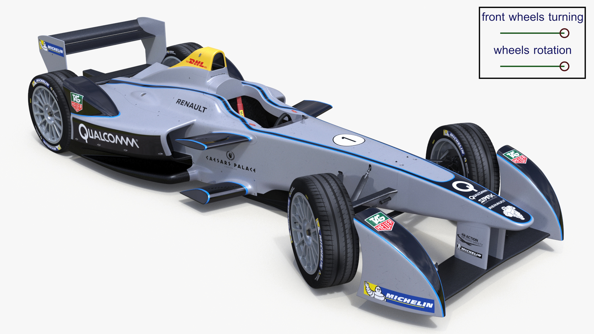 3D Formula E Gen2 Race Car Rigged - TurboSquid 2325532