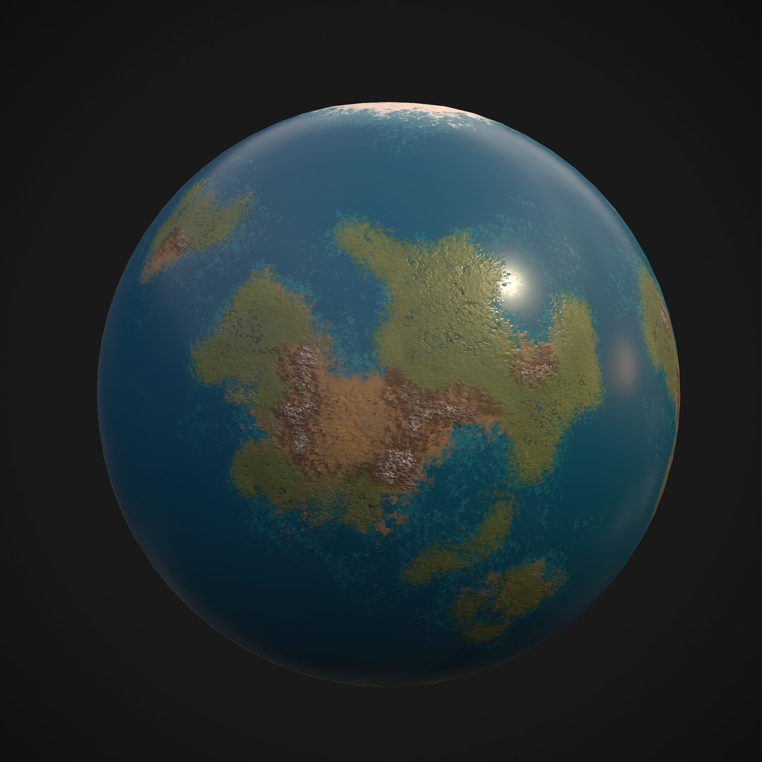 Stylized Planets 02 3D Model - TurboSquid 1230623