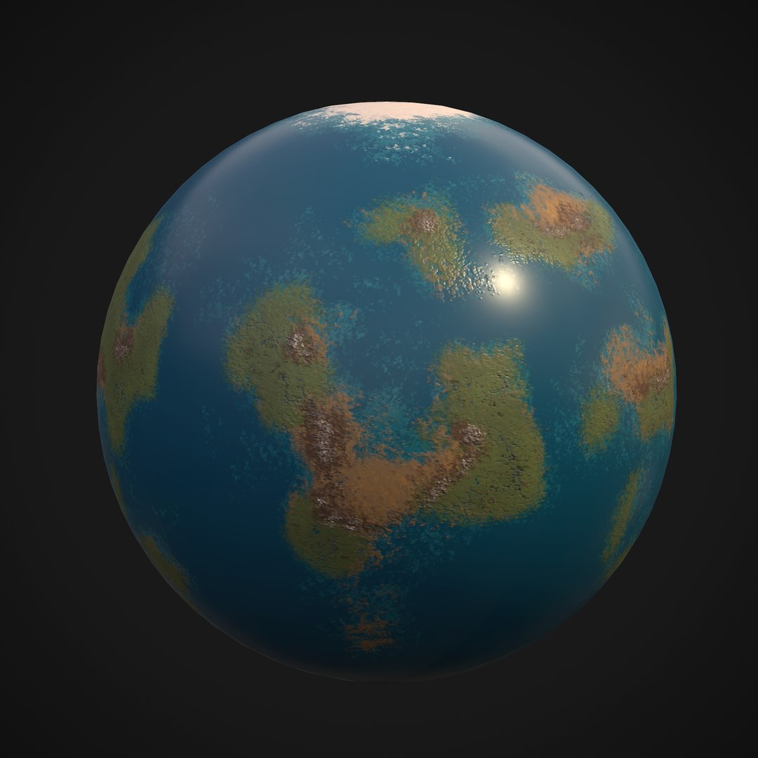 Stylized Planets 02 3D Model - TurboSquid 1230623
