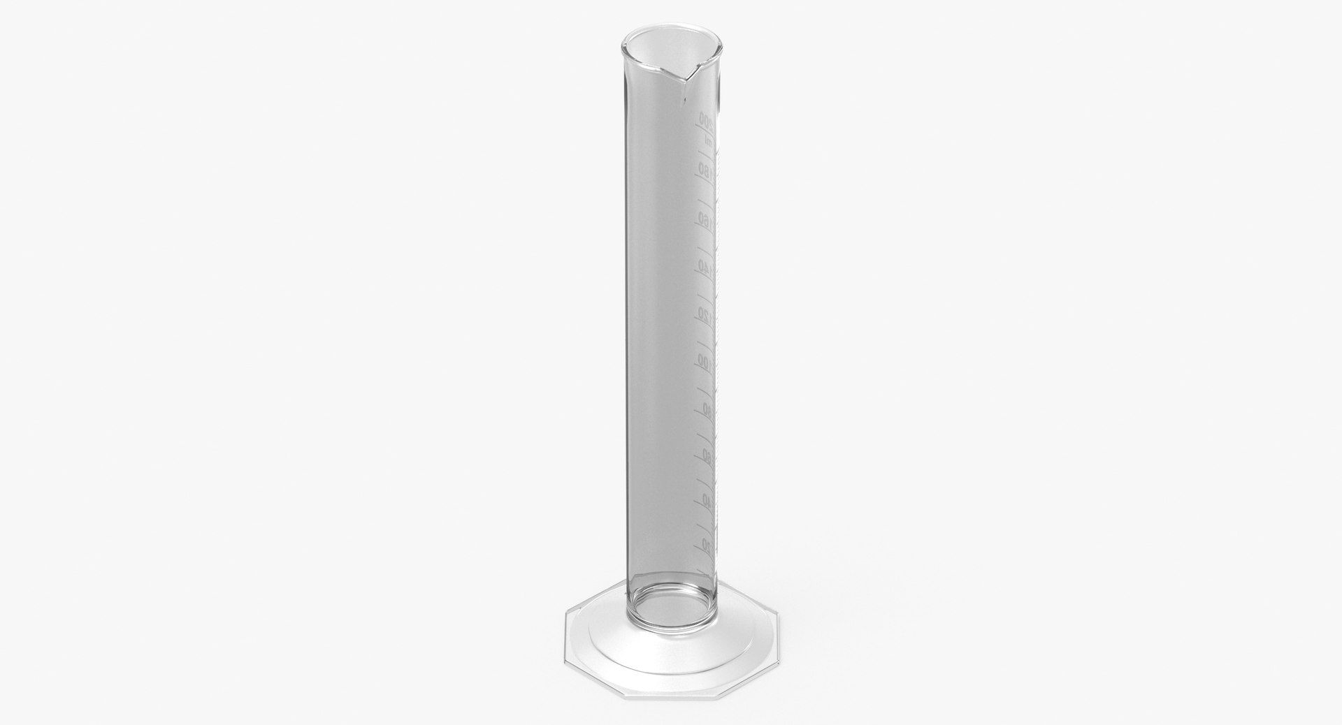 Graduated Cylinder 200ml 3D Model - TurboSquid 1975541