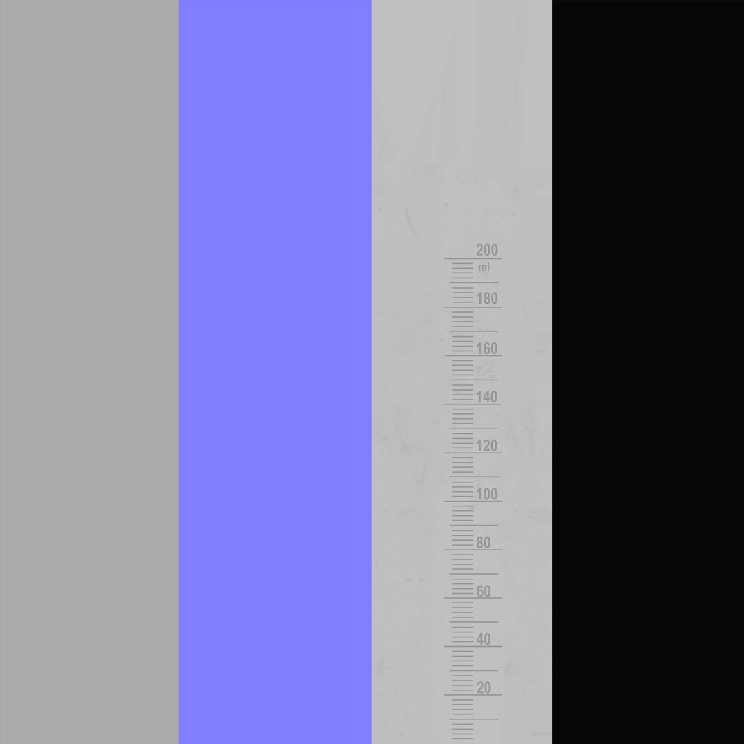 Graduated Cylinder 200ml 3D model - TurboSquid 1975541