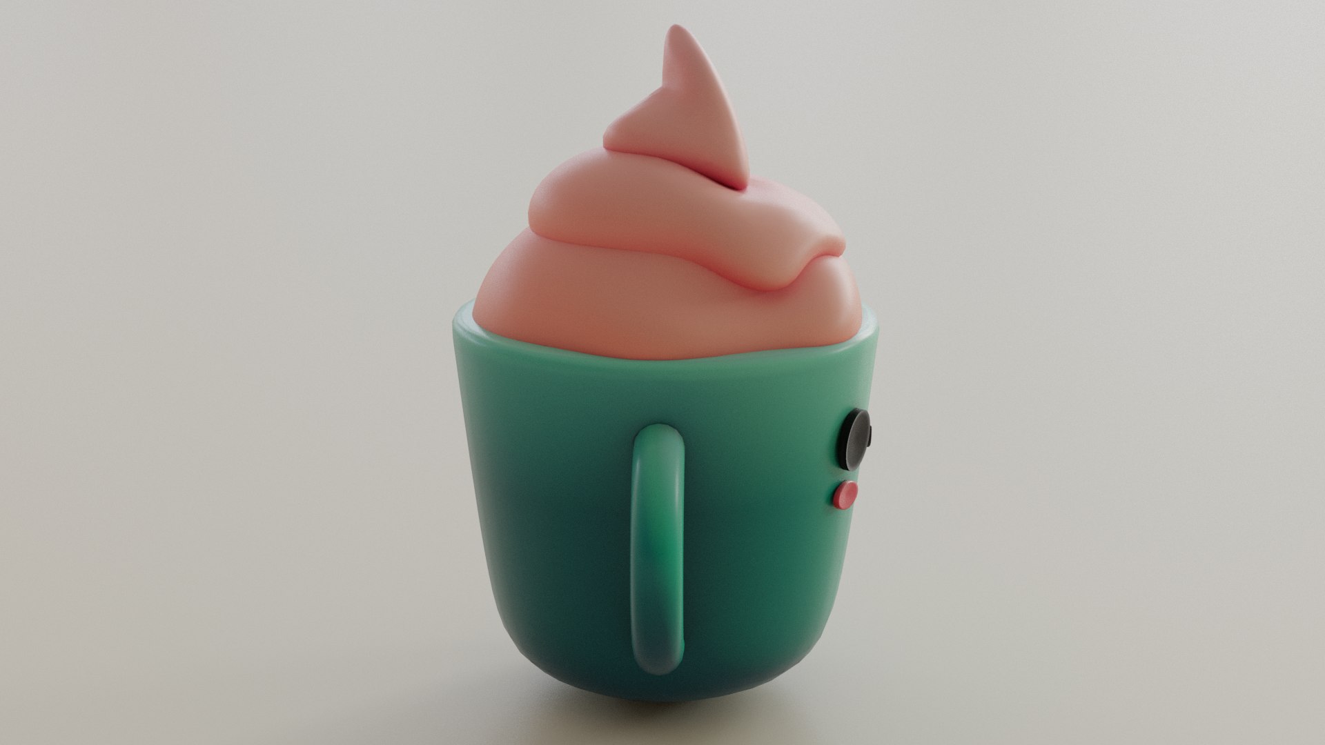 Cartoon Mug Model - TurboSquid 1873924