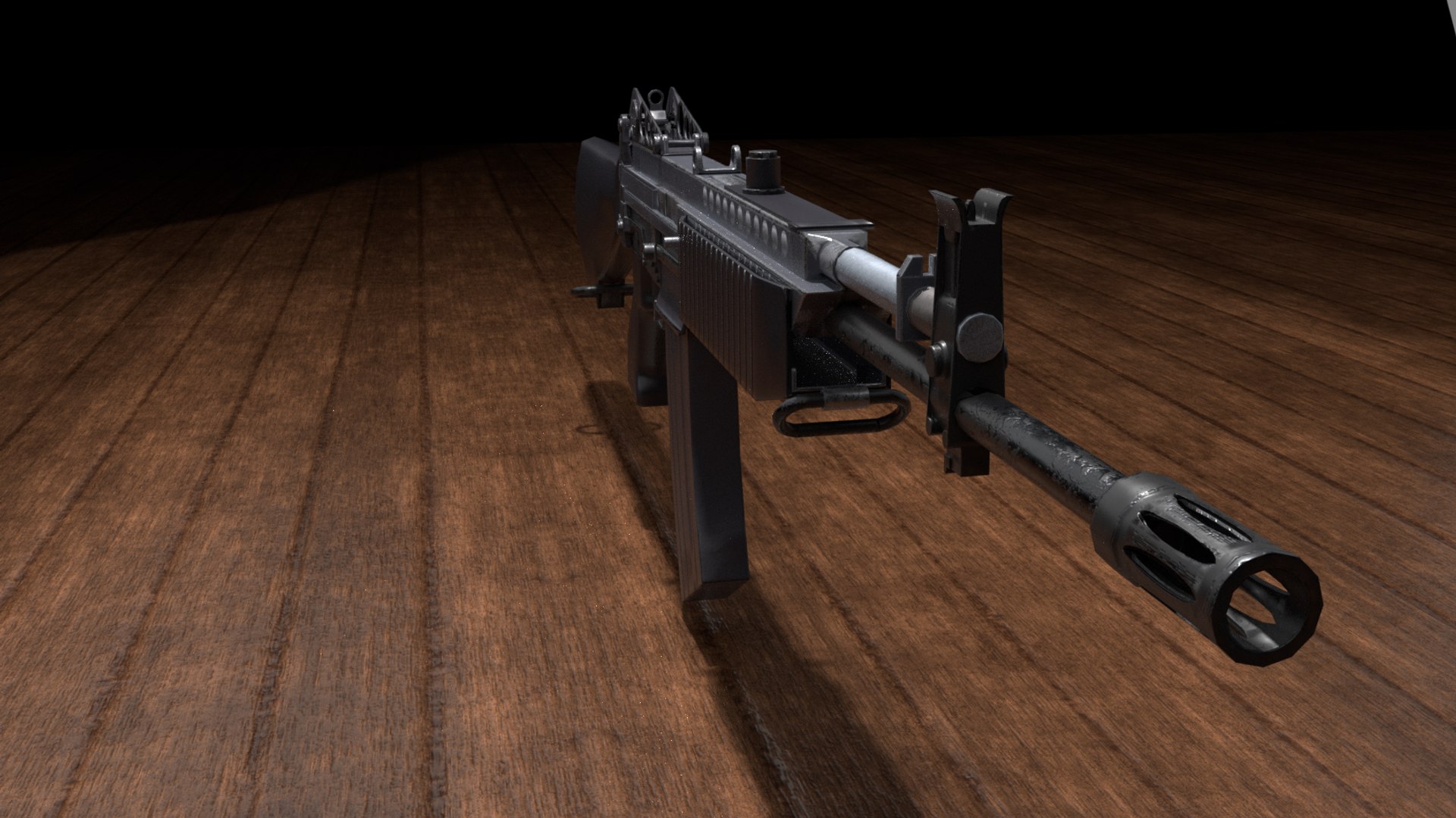Stoner 63 3D Model - TurboSquid 1378496