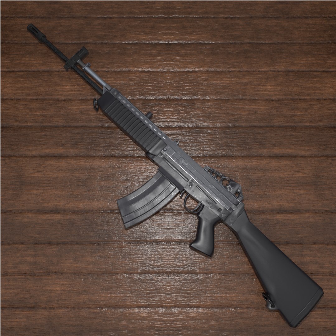 Stoner 63 3D Model - TurboSquid 1378496