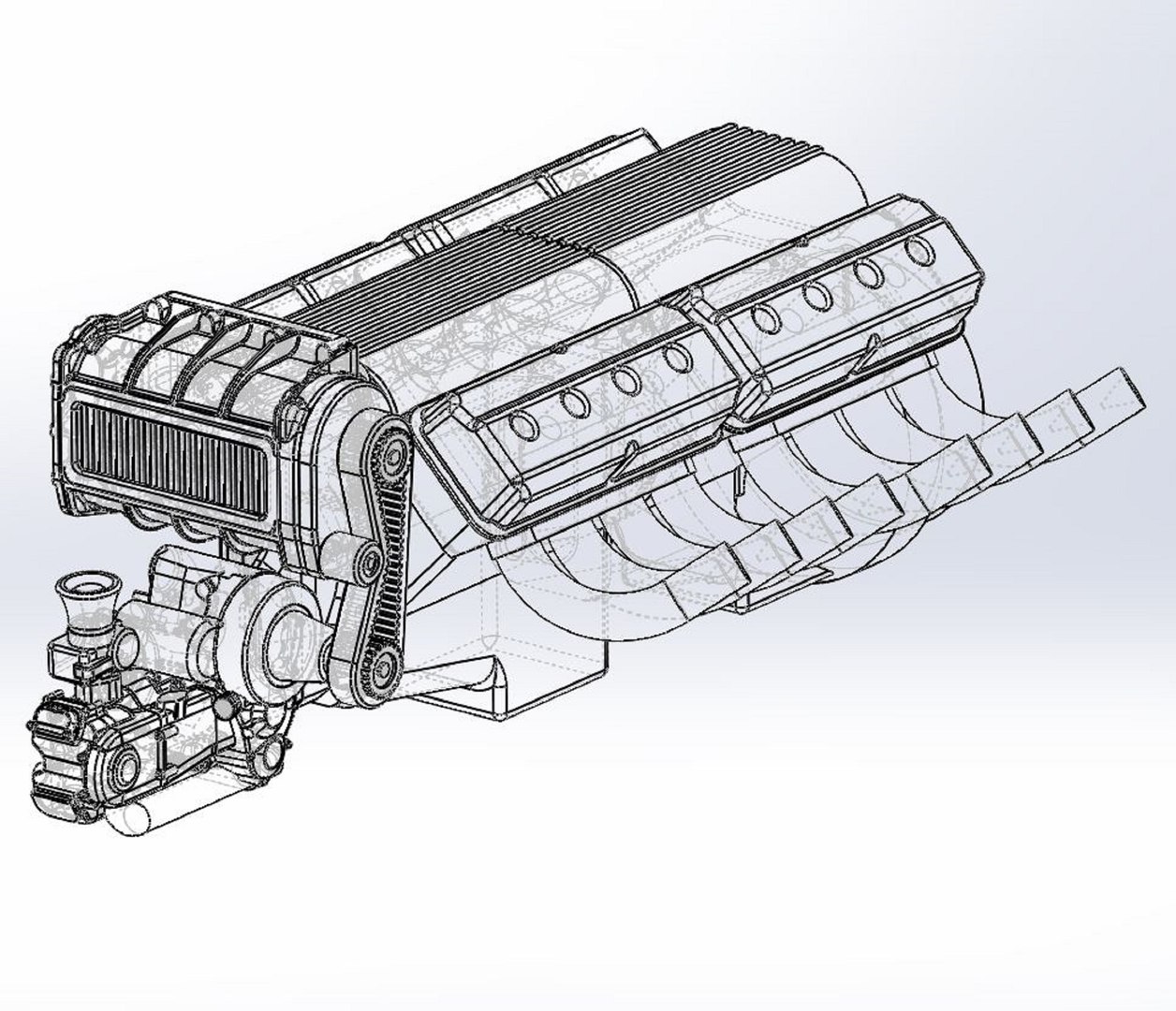 Diecast Engine 2 V8 Version 6 Scale 1 To 25 3D Model - TurboSquid 2114156