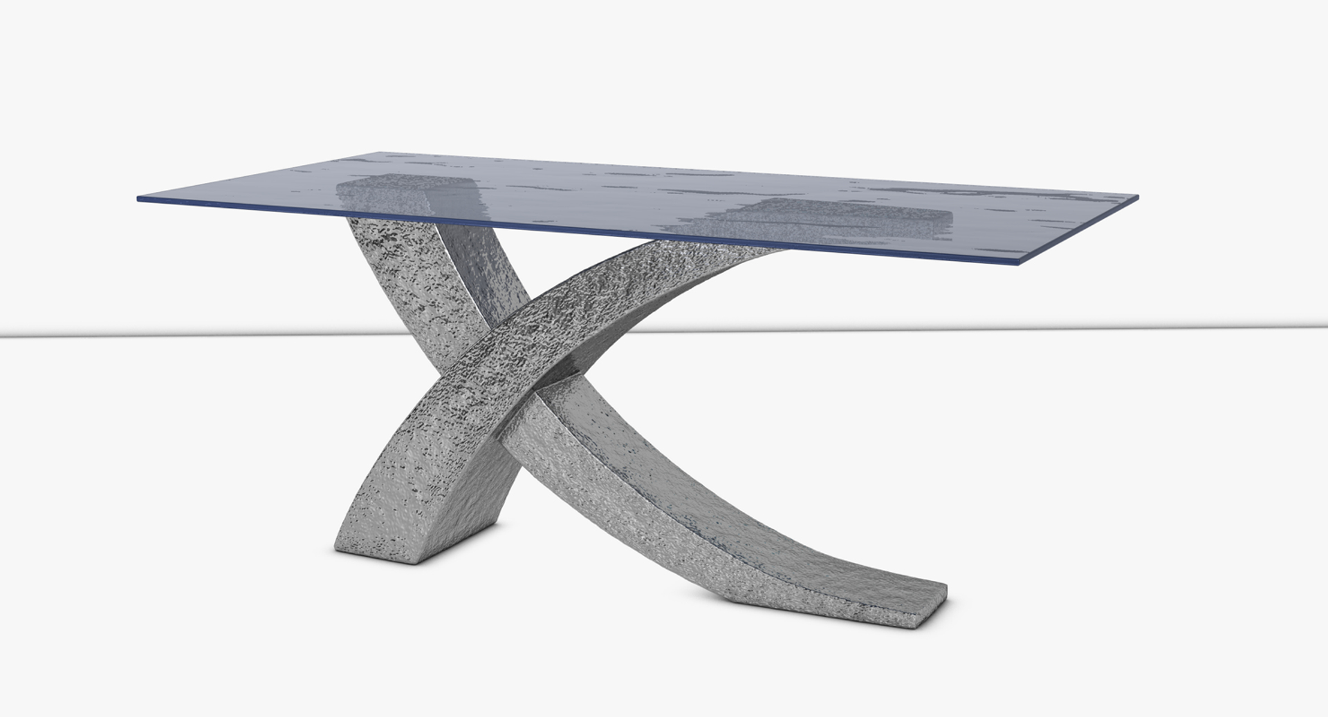 Stainless Steel Table Glass 3d Model