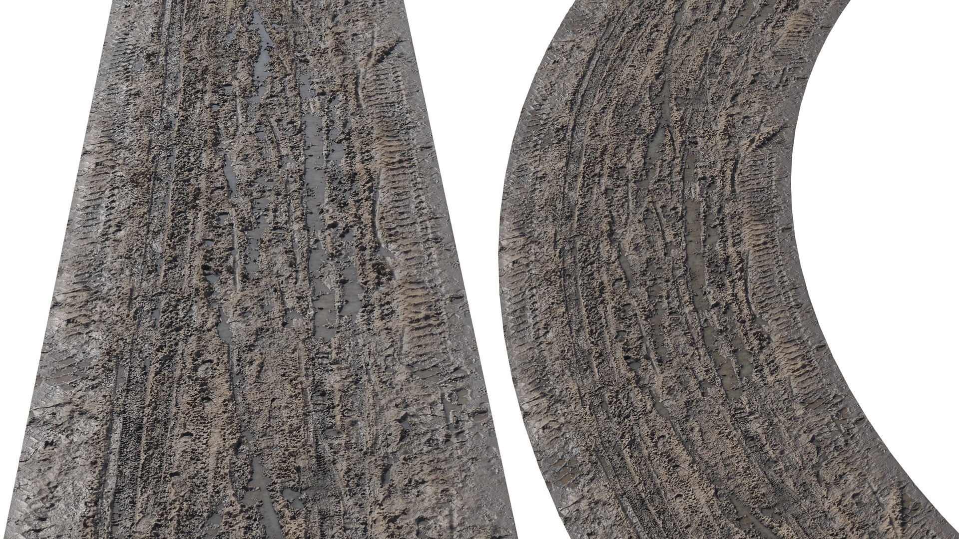 3D Sand Dirt Road Model - TurboSquid 1890722