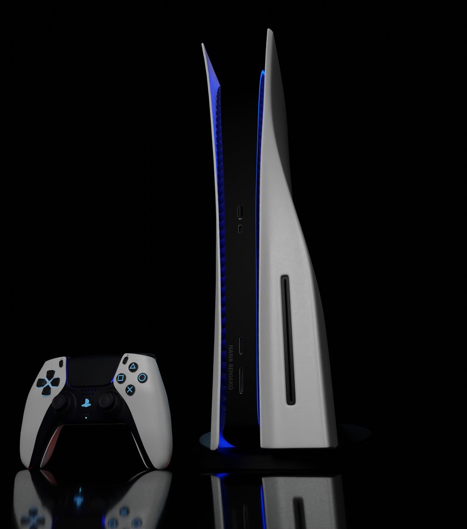 Playstation 5 3D Model - TurboSquid 1577055