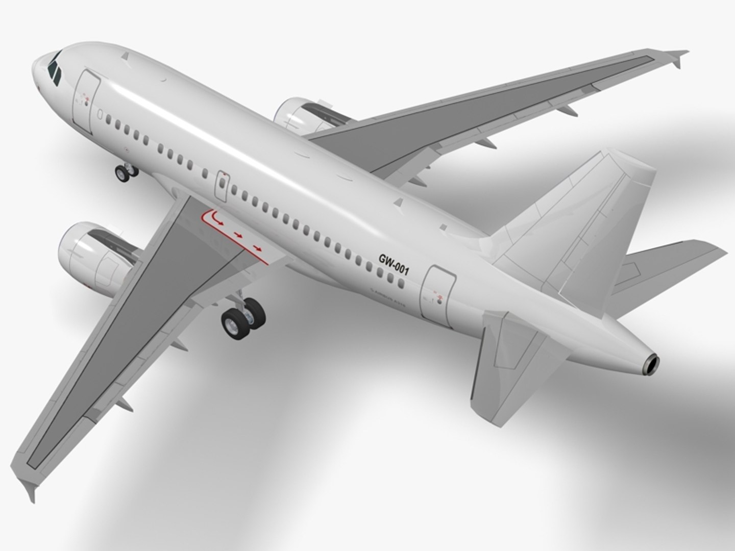 3D Airbus A318 - TurboSquid 1406434