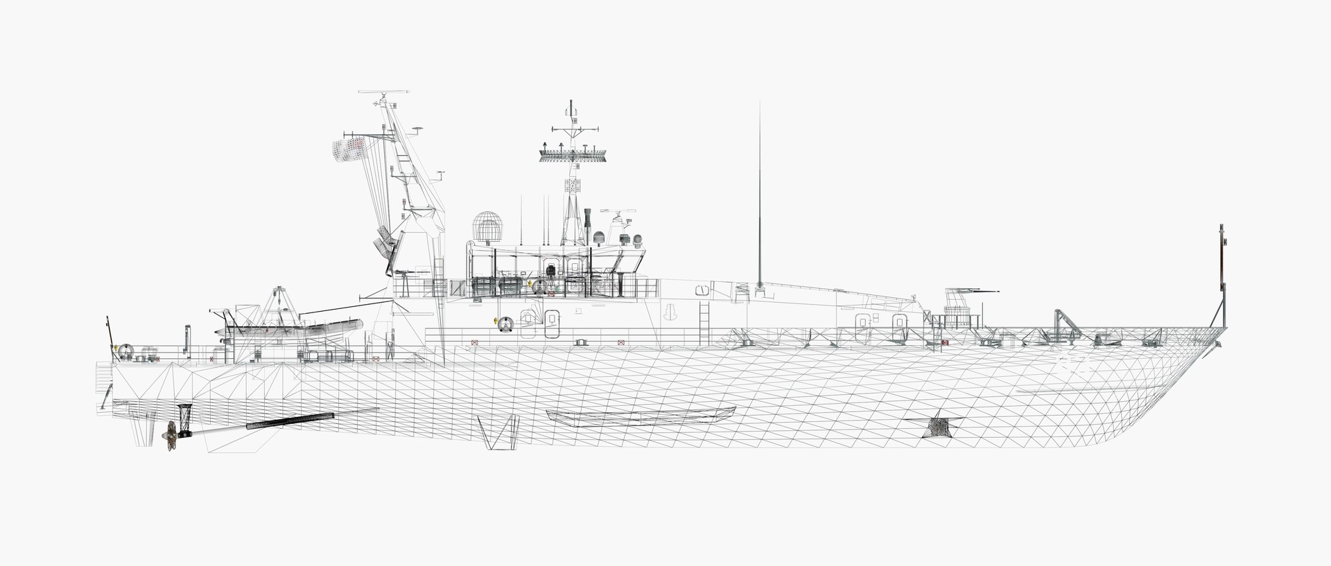 3D Model Armidale Class Patrol Boat - HMAS Armidale - TurboSquid 2038843