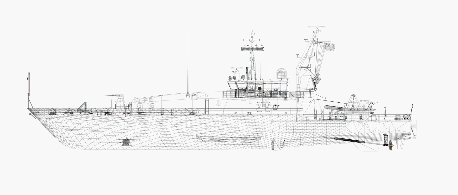 3D Model Armidale Class Patrol Boat - HMAS Armidale - TurboSquid 2038843