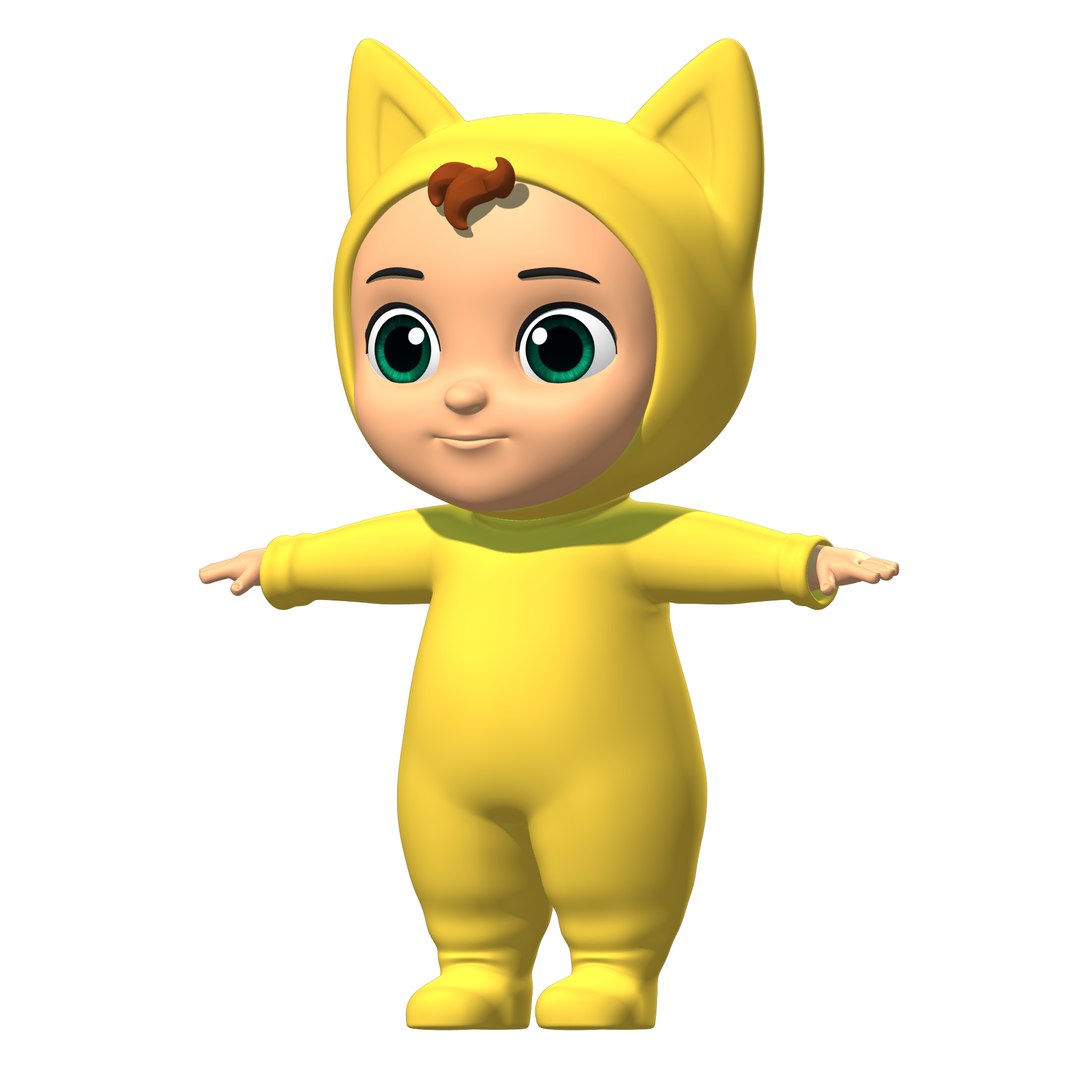3D Baby Cartoon Toon - TurboSquid 1381311