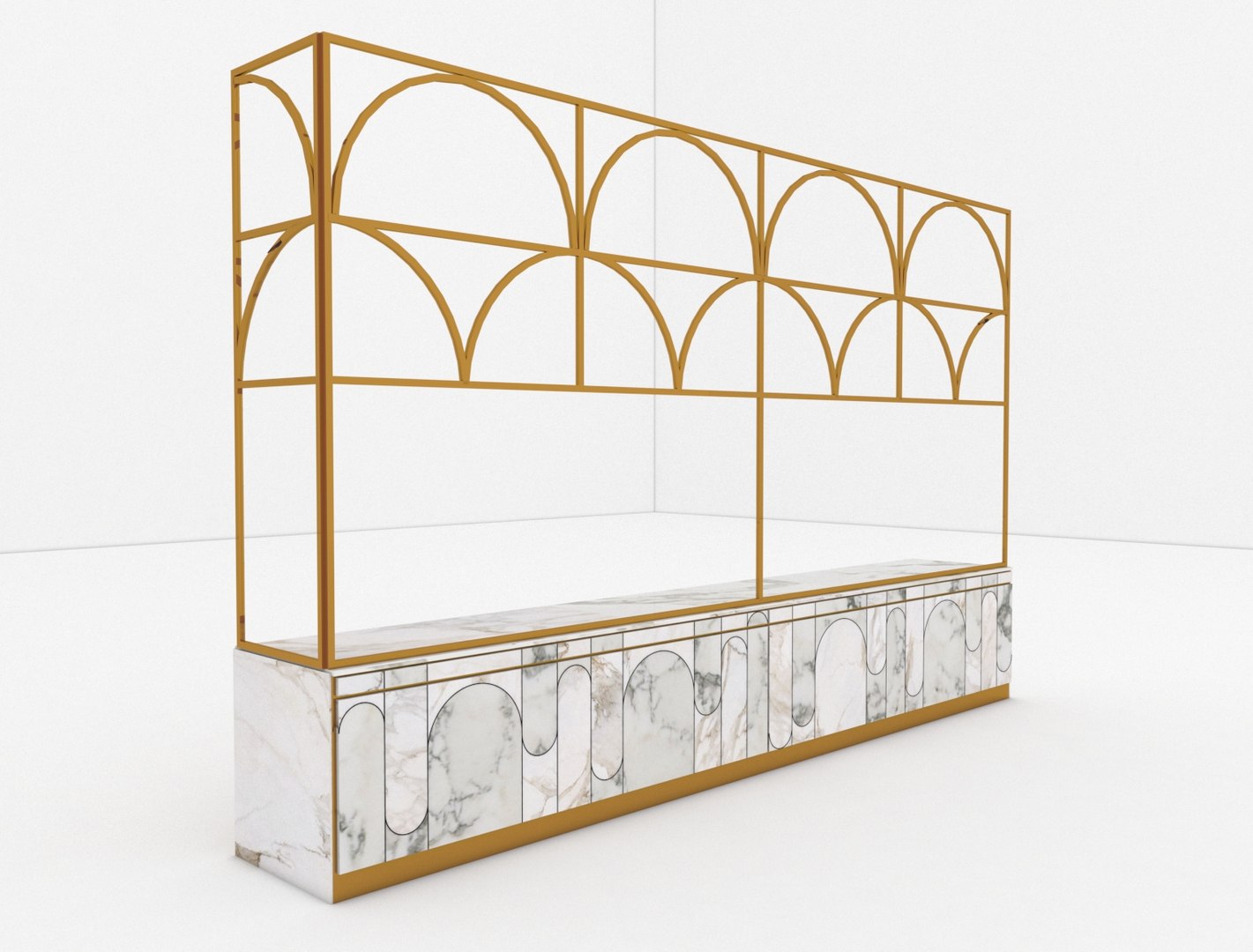 Counter marble 3D - TurboSquid 1408365