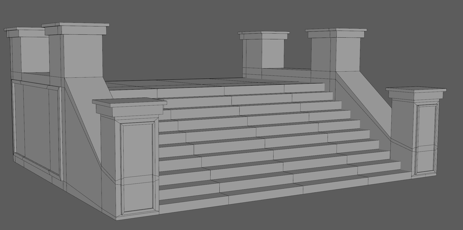 3D Stairs Ancient Model - TurboSquid 1206457