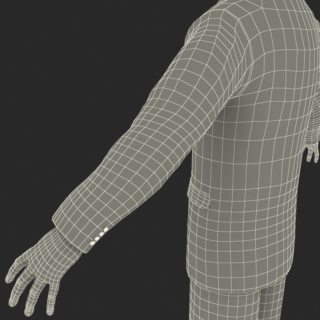 businessman 2 man 3d 3ds