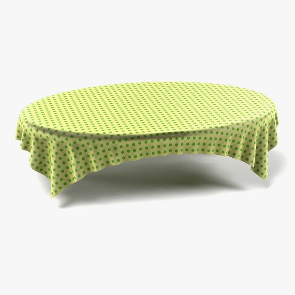 3d table tablecloth model