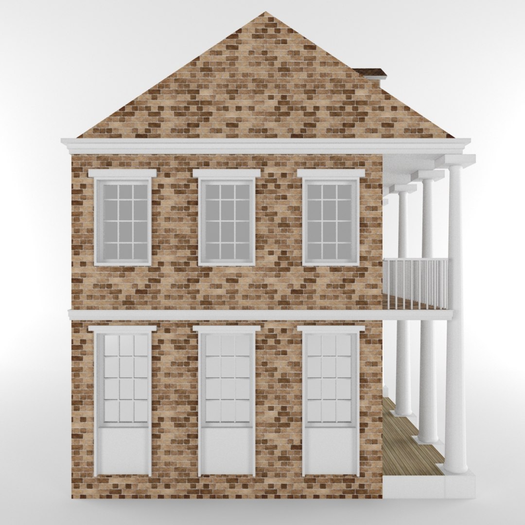 cottage house 3d model