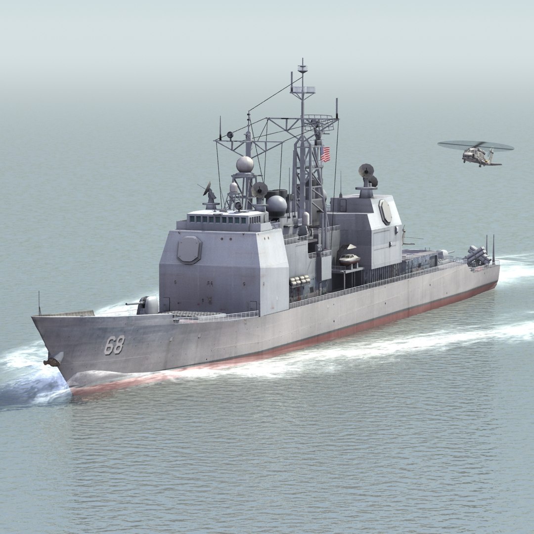 Lightwave Uss Cg68 Aegis Cruiser