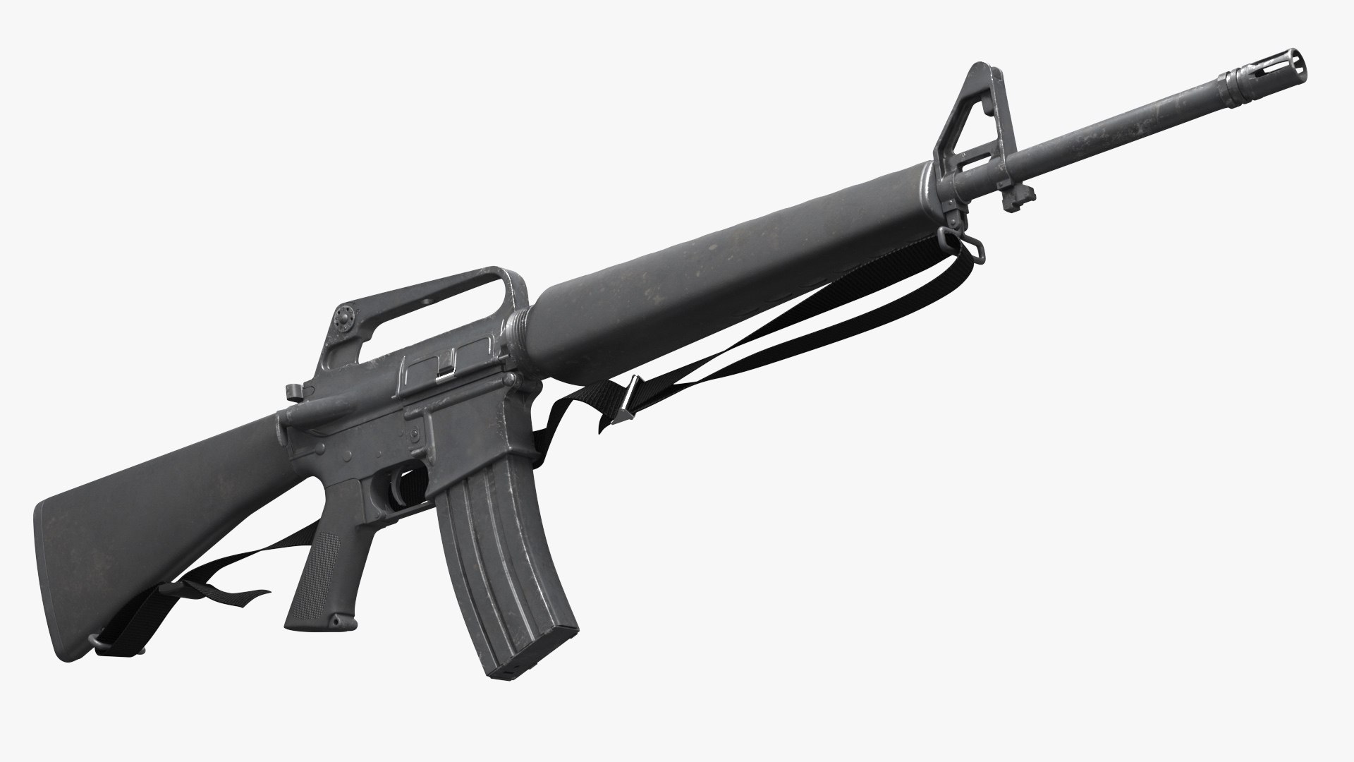 Tactical Assault Rifle M16 3D Model - TurboSquid 2216655