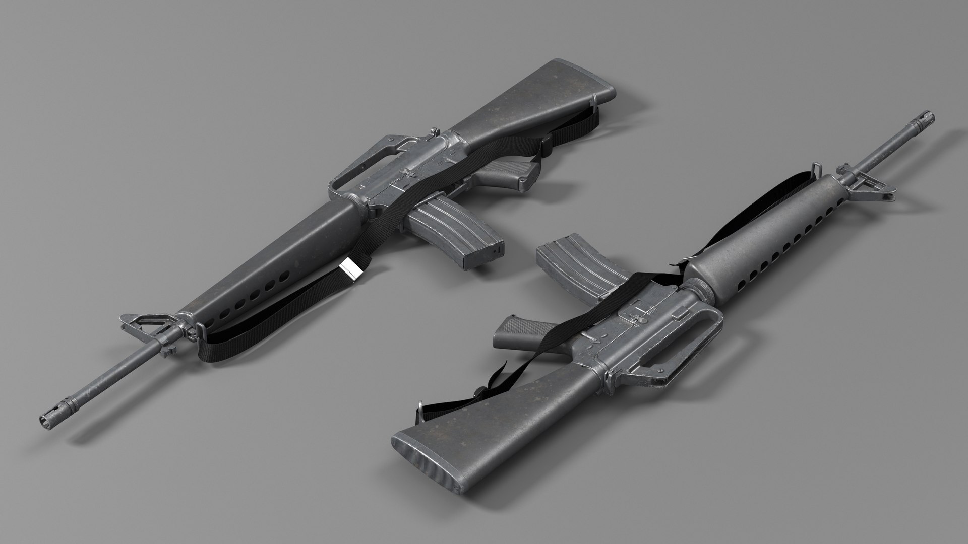Tactical Assault Rifle M16 3D Model - TurboSquid 2216655