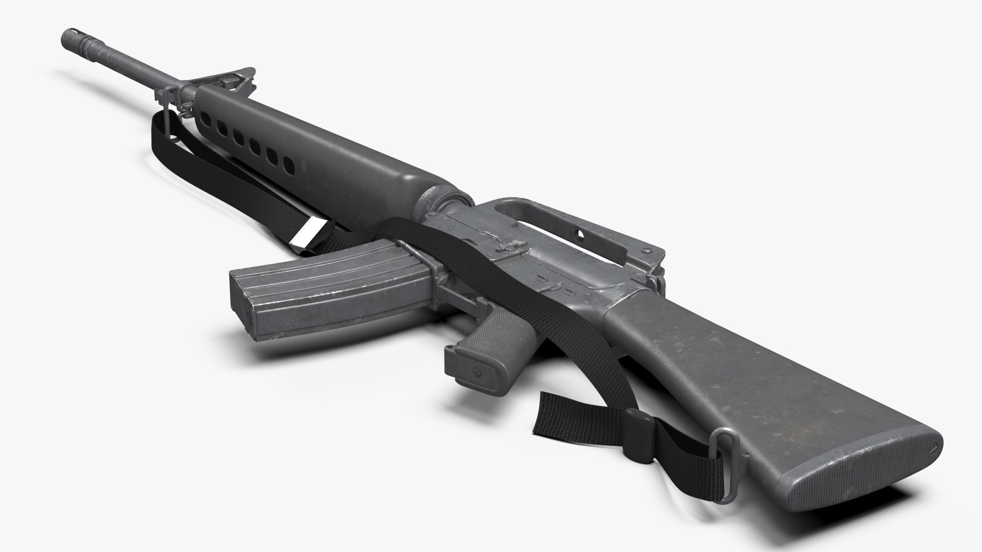 Tactical Assault Rifle M16 3D Model - TurboSquid 2216655