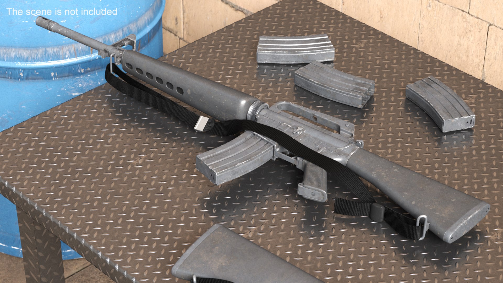 Tactical Assault Rifle M16 3D Model - TurboSquid 2216655