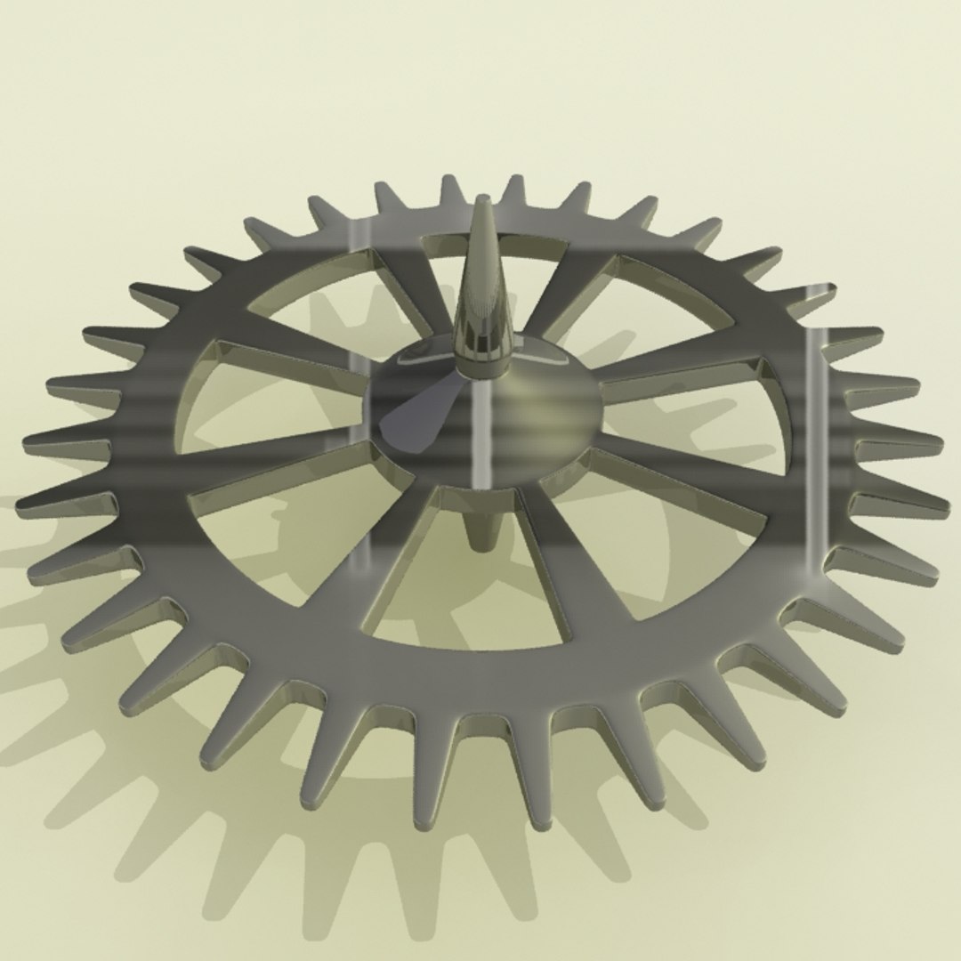 3d model industrial wheel