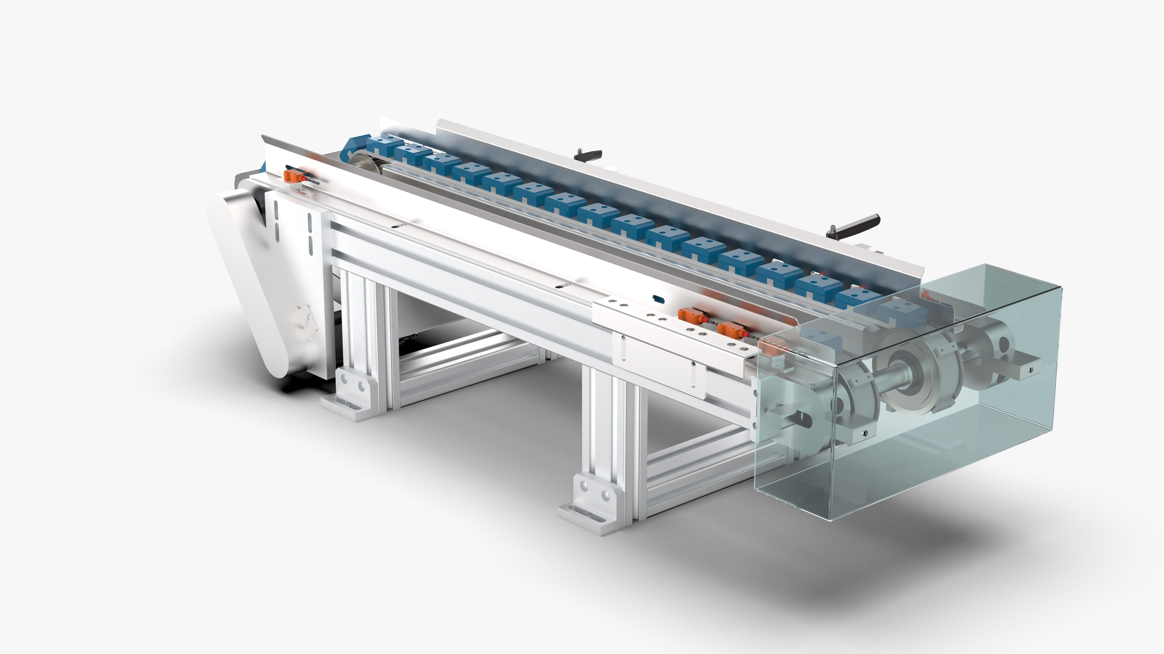modelo 3d Línea transportadora de correa gratis - TurboSquid 2160660