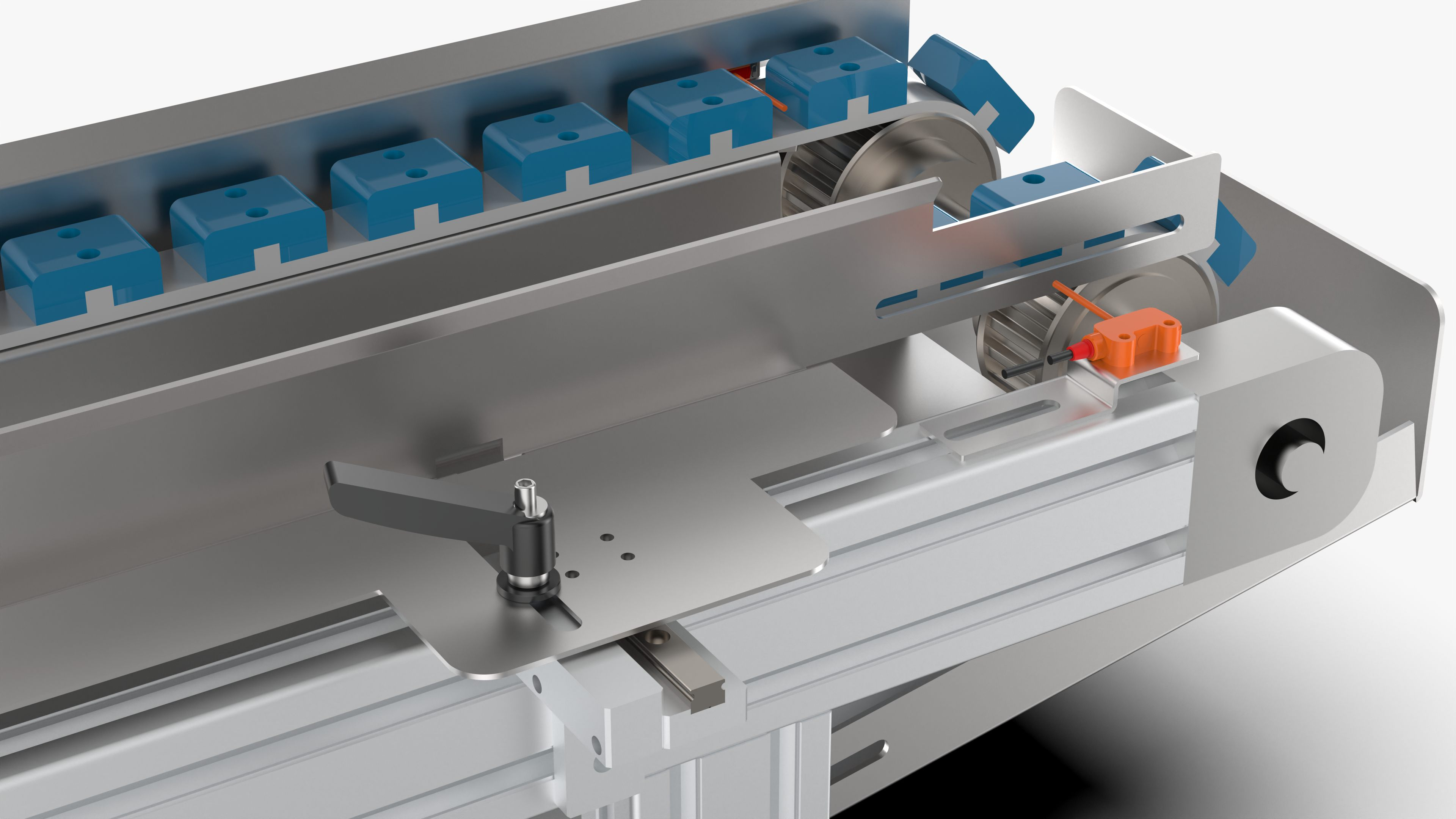 modelo 3d Línea transportadora de correa gratis - TurboSquid 2160660