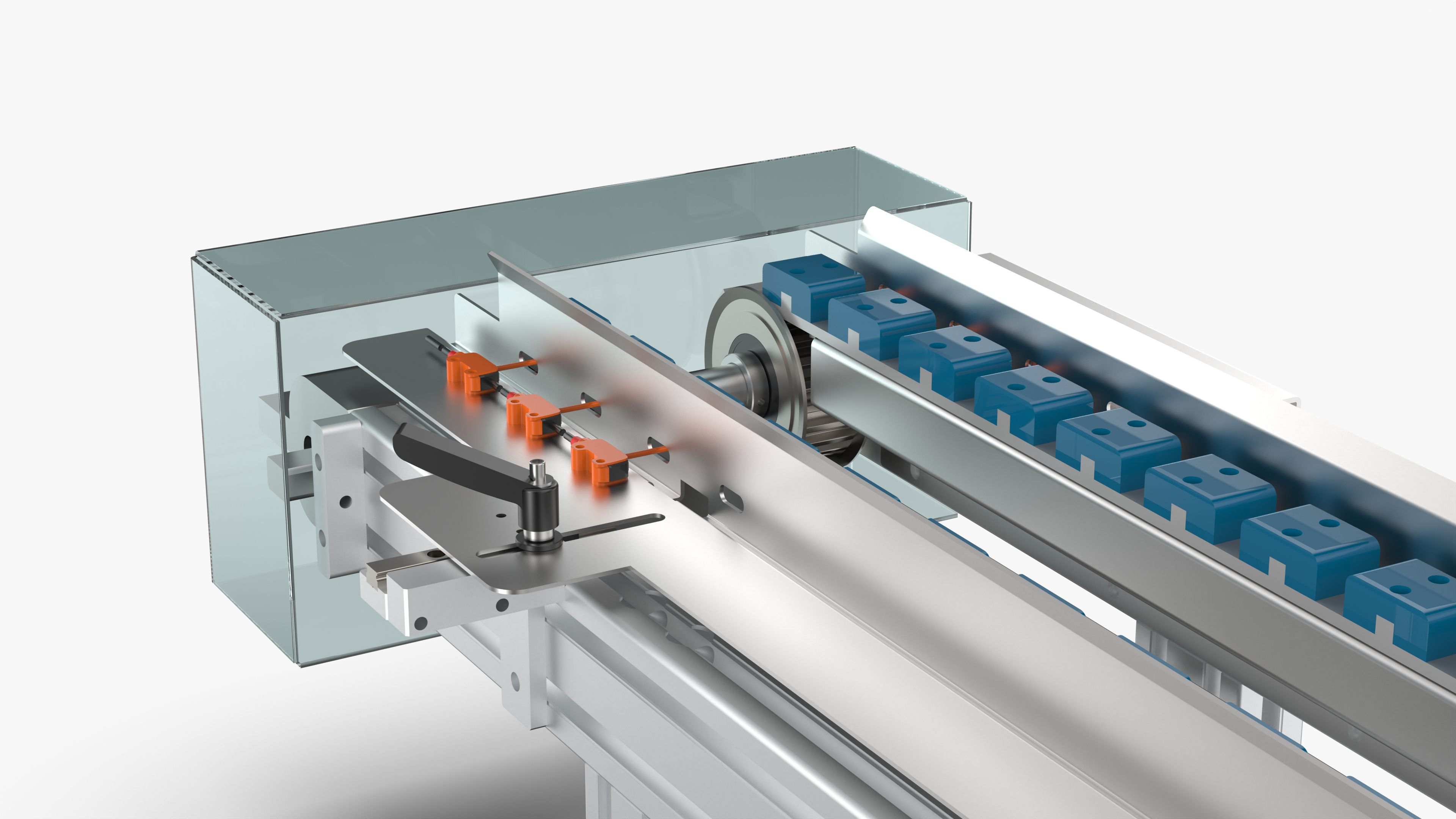 modelo 3d Línea transportadora de correa gratis - TurboSquid 2160660