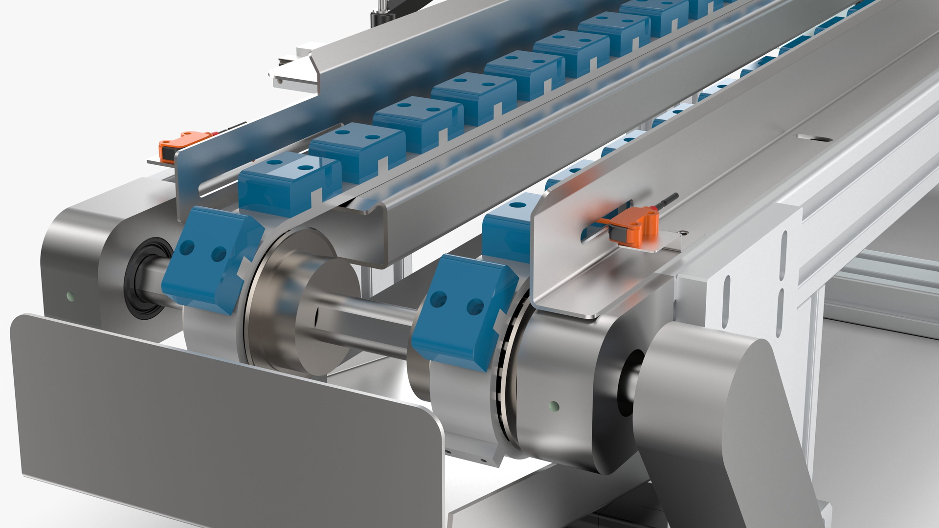 modelo 3d Línea transportadora de correa gratis - TurboSquid 2160660