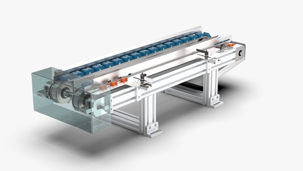 modelo 3d Línea transportadora de correa gratis - TurboSquid 2160660