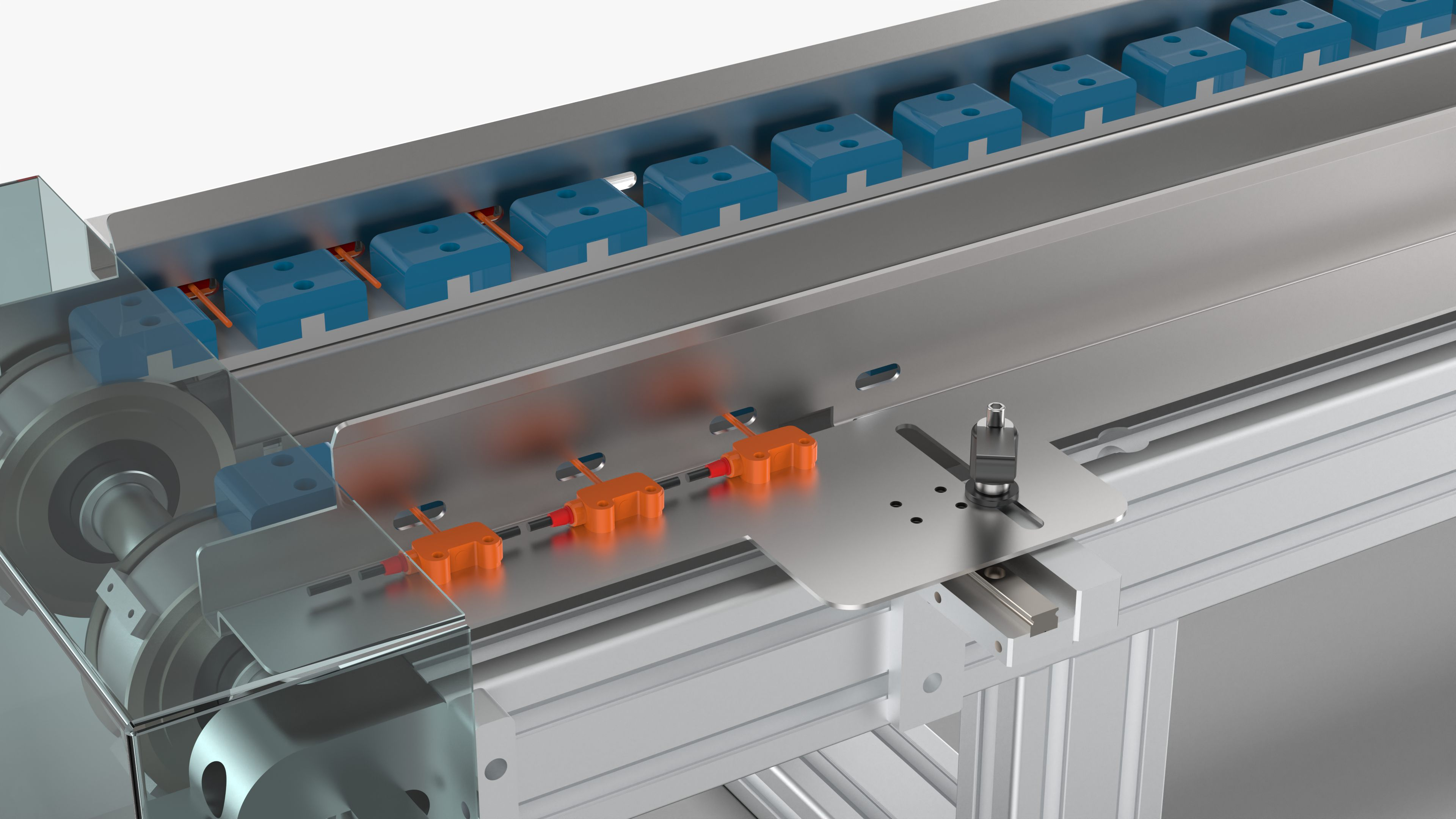 modelo 3d Línea transportadora de correa gratis - TurboSquid 2160660