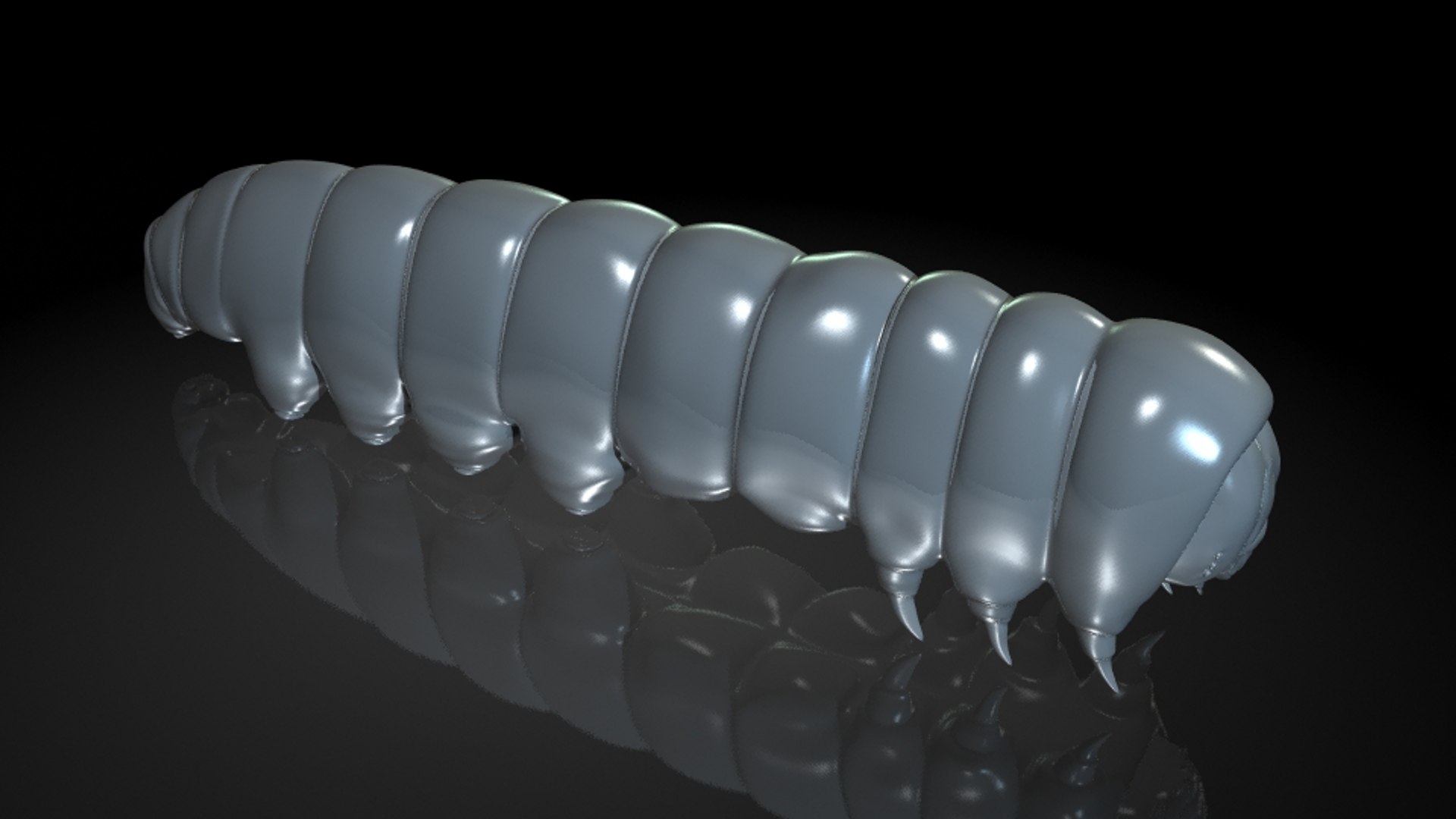 3D Larva Butterfly - TurboSquid 1318894