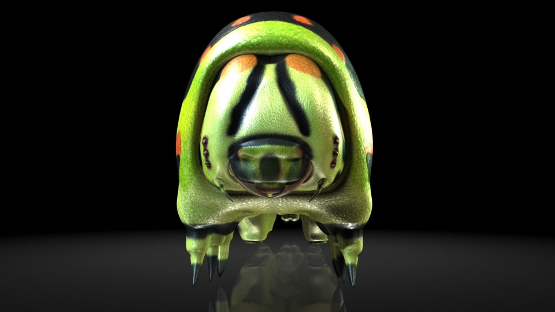 3D Larva Butterfly - TurboSquid 1318894