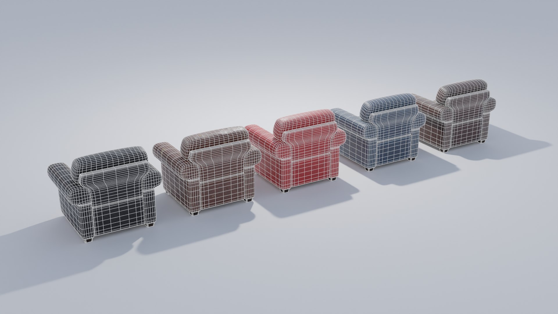 Ultimate Sofa Couch Set With 4K Textures Low-poly 3D - TurboSquid 1971624