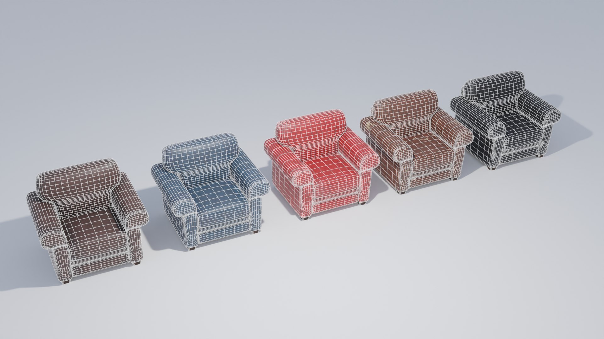 Ultimate Sofa Couch Set With 4K Textures Low-poly 3D - TurboSquid 1971624