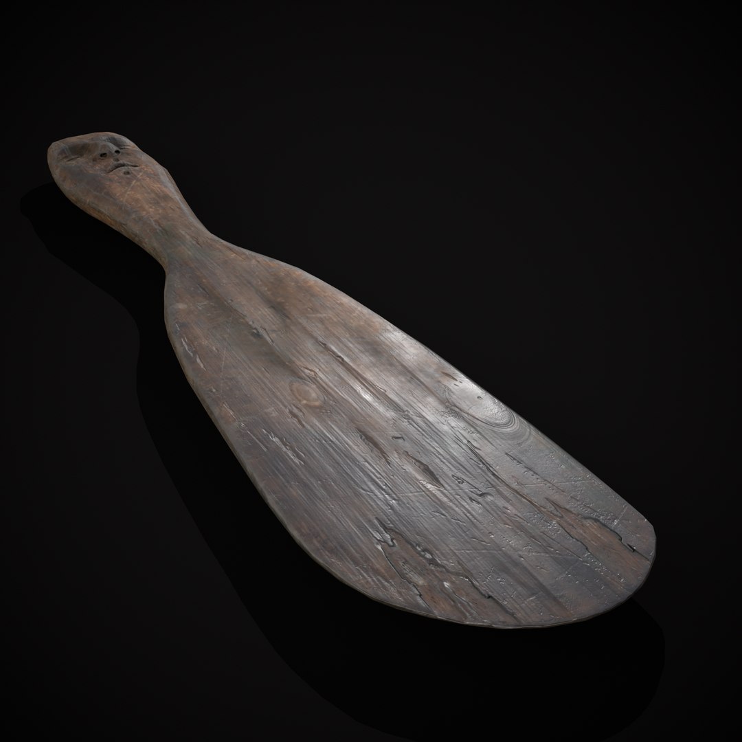 3D Old Carved Spatulas Model - TurboSquid 2320787